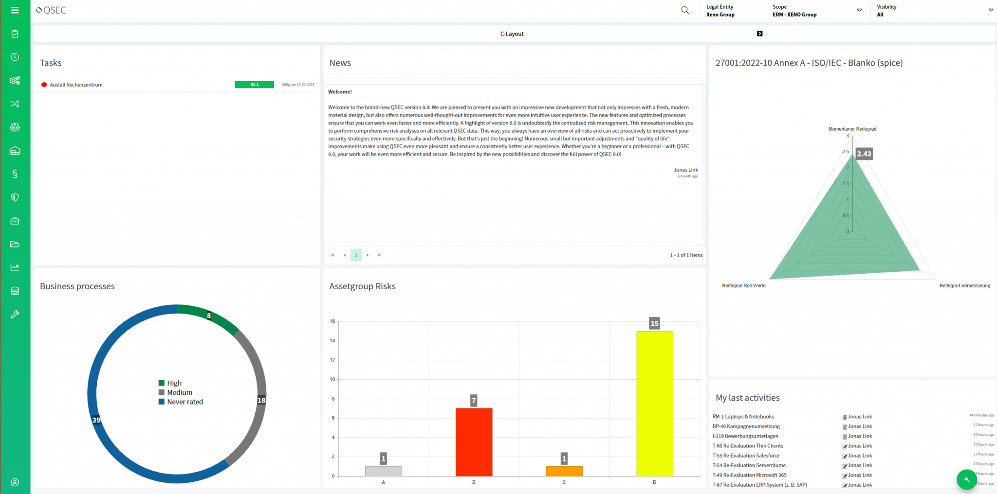 QSEC Functions - NEXIS - Enter a new level of Enterprise Authorization ...